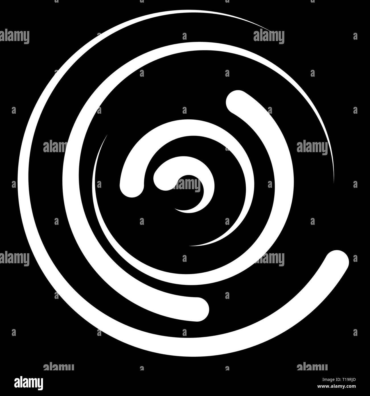 Concentric segments of circles, random lines following a circle path ...