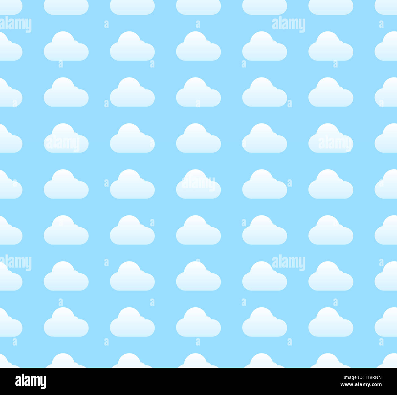 Repeatable cloud pattern in light blue colors Stock Photo - Alamy