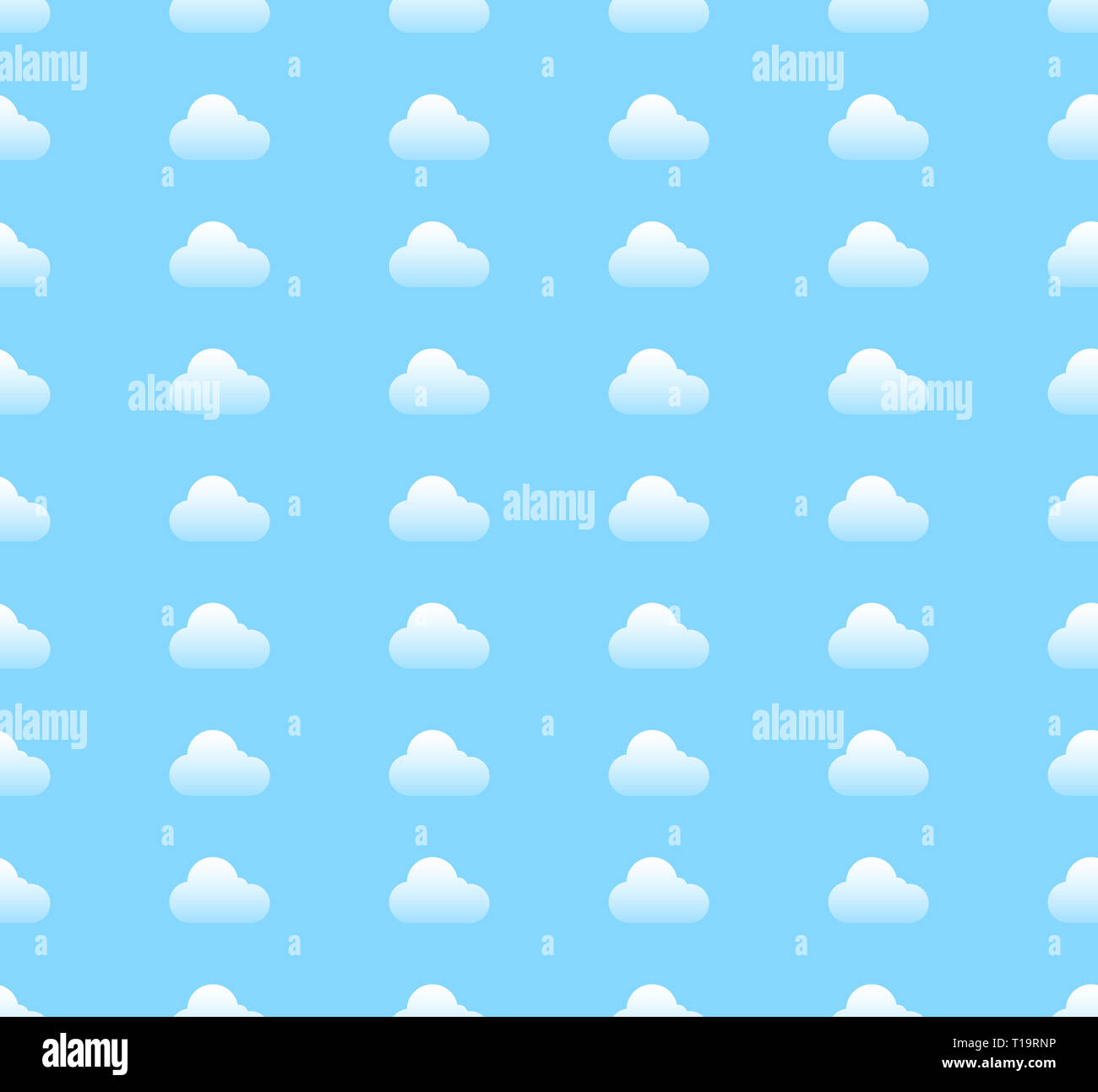 Repeatable cloud pattern in light blue colors Stock Photo - Alamy