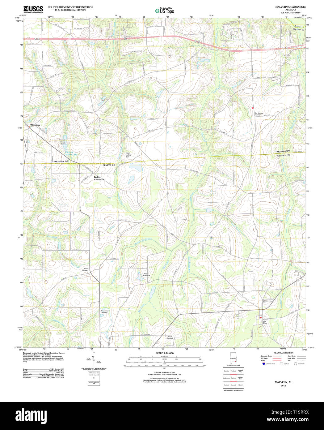 Map of malvern hi-res stock photography and images - Alamy