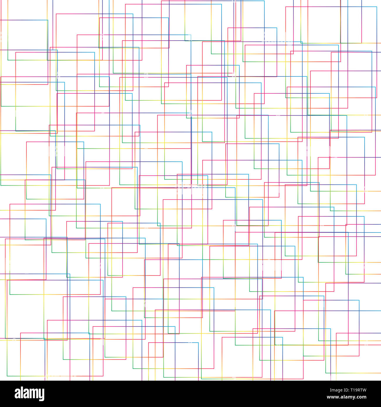 Abstract pattern / background with overlapping shapes. Intersecting ...