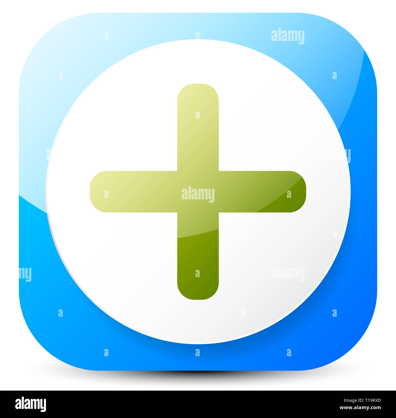 Green cross. Generic symbol, emblem, or emblem for first-aid ...