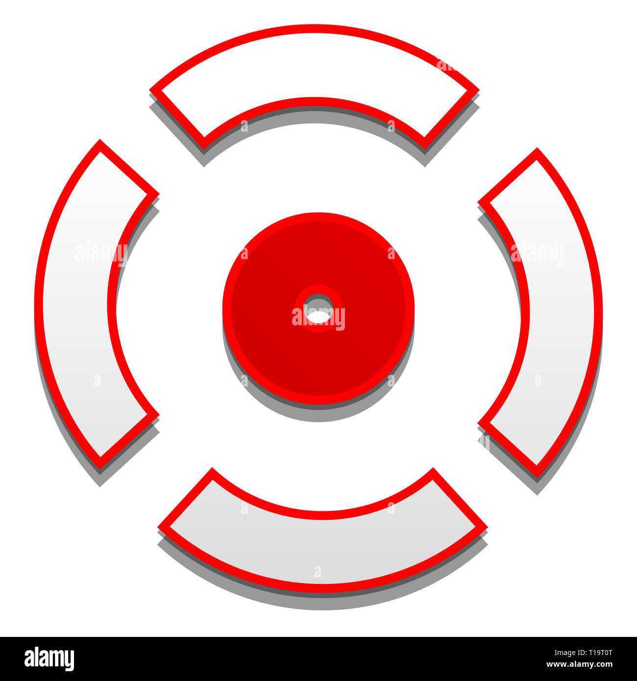 Cross hair, reticle, target mark element(s). Vector Stock Photo - Alamy