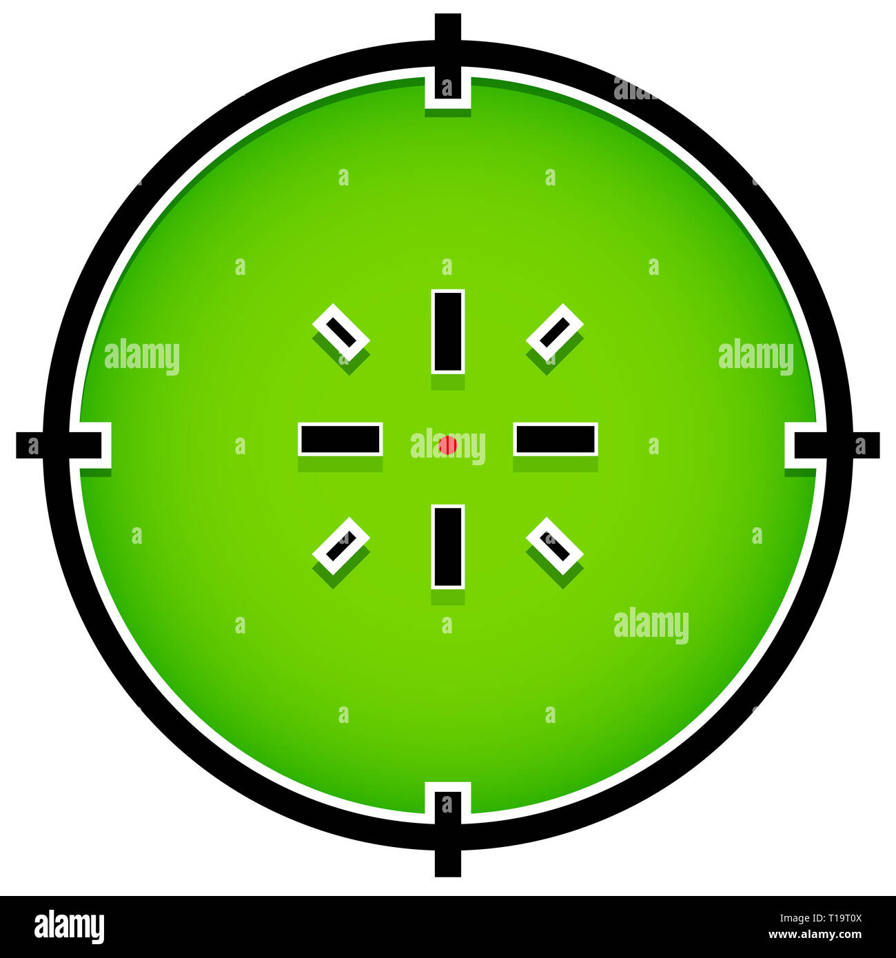 Crosshair, reticle graphics Stock Photo - Alamy