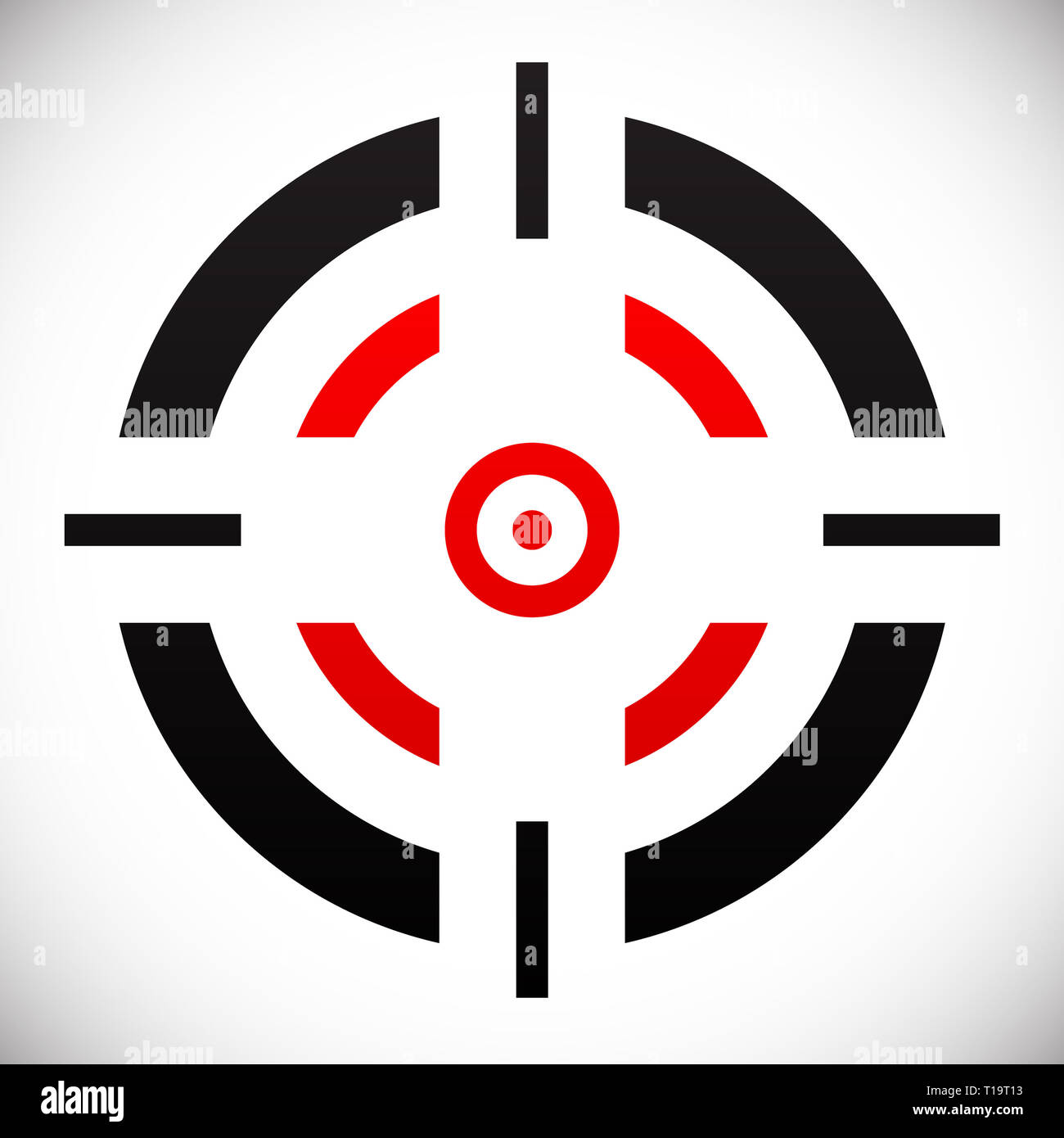 Crosshair, reticle vector graphics. Eps 10 vector Stock Photo - Alamy