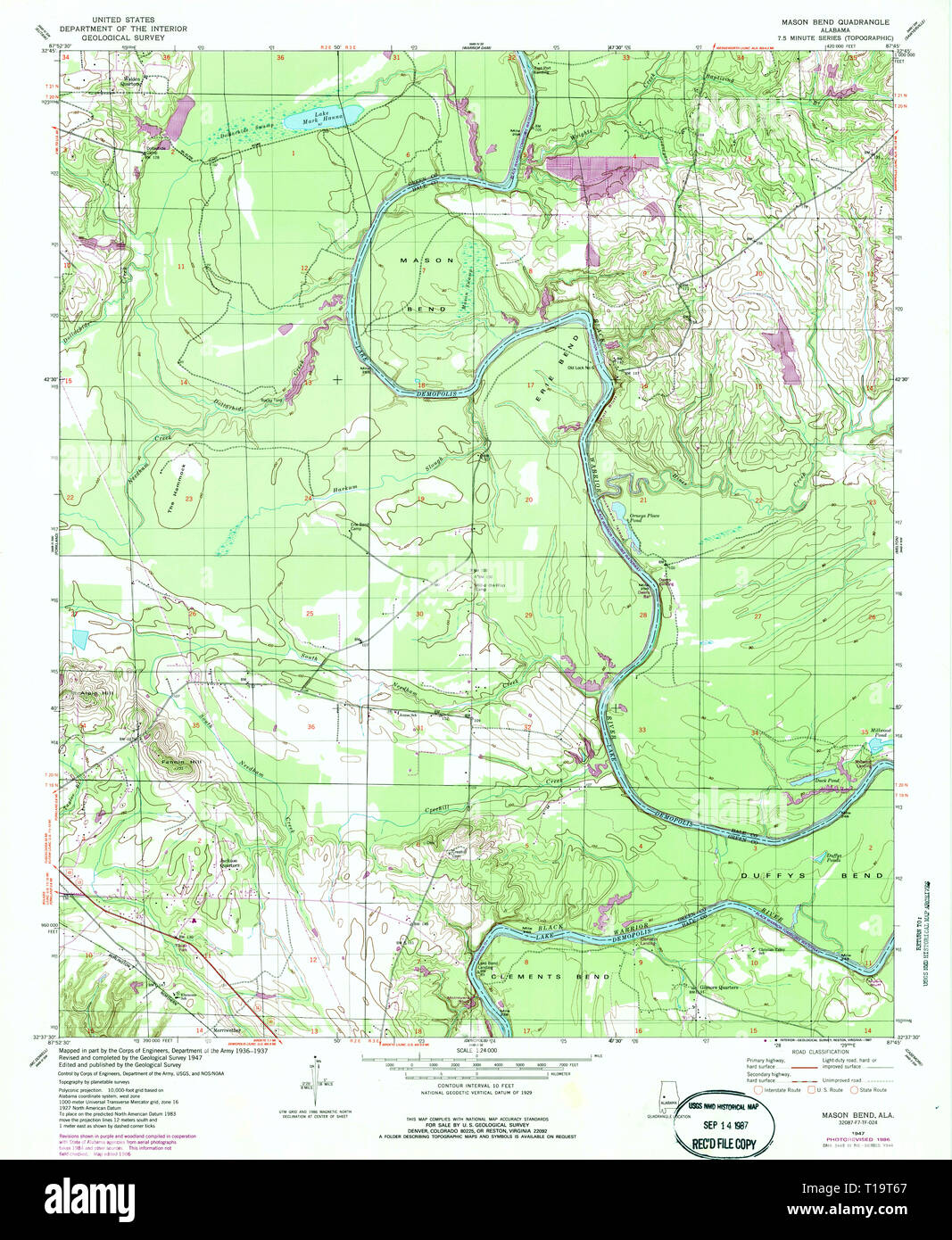 Mason bend hi-res stock photography and images - Alamy