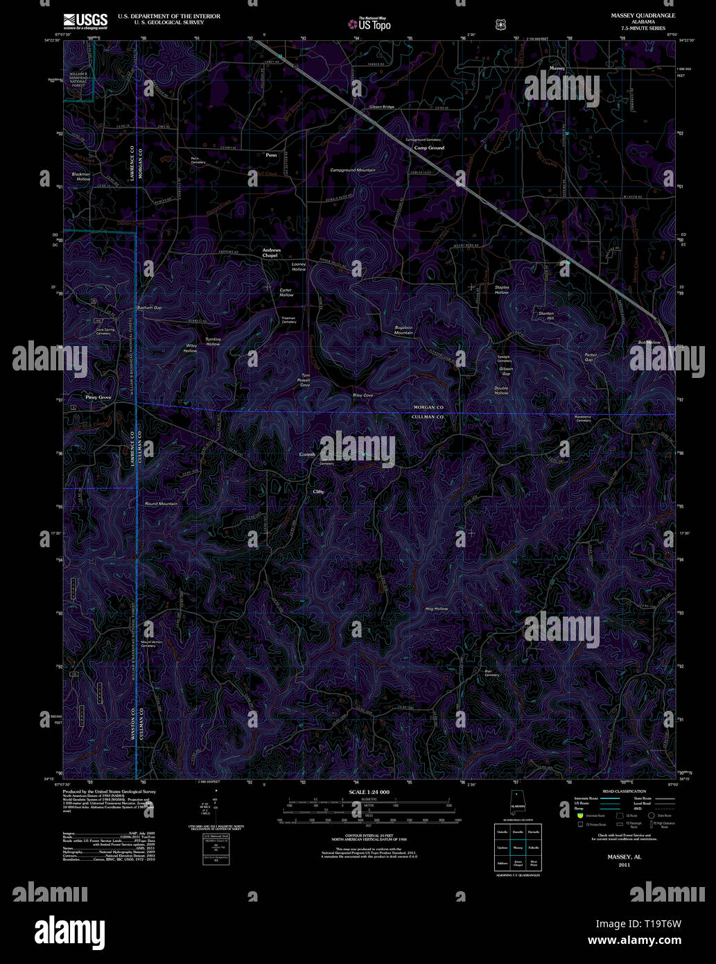 Map of massey hi-res stock photography and images - Alamy