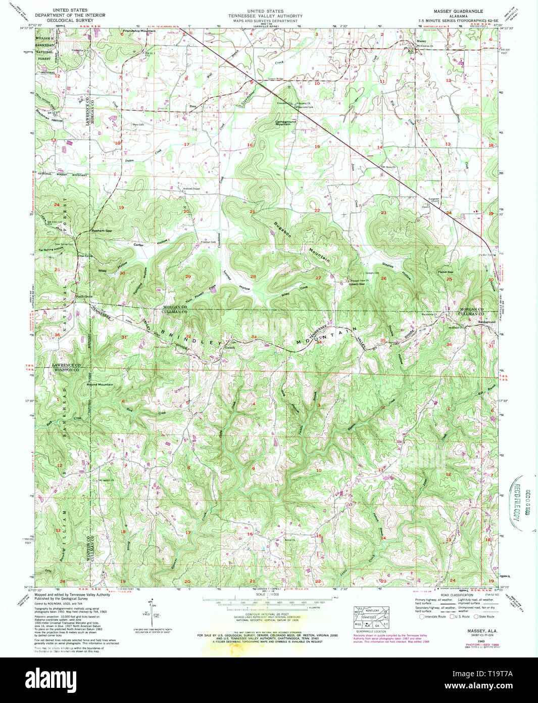 Map of massey hi-res stock photography and images - Alamy