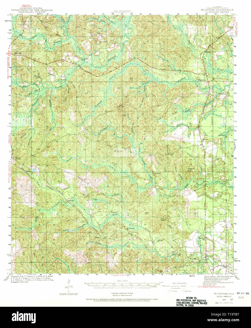 Map of mcintosh hi-res stock photography and images - Alamy