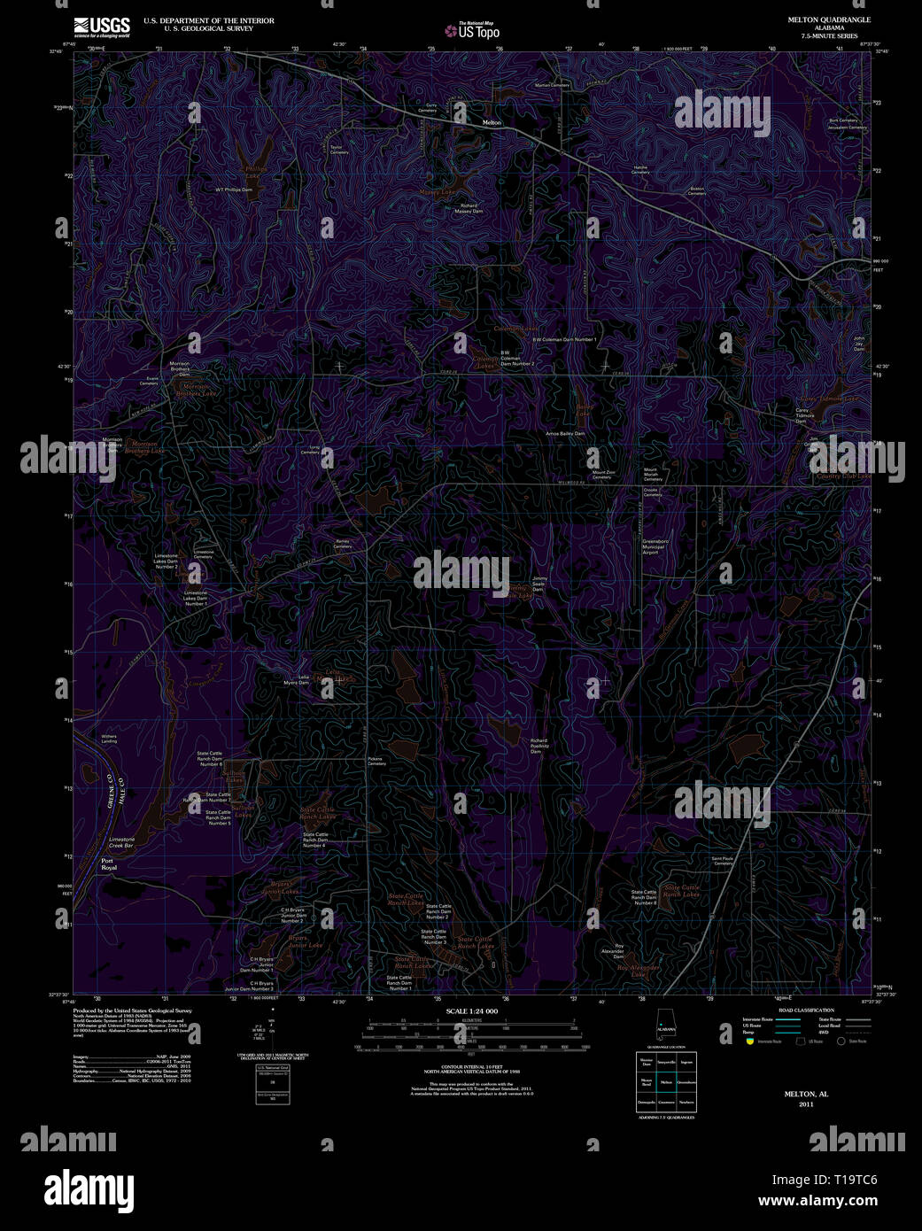 Map of melton hi-res stock photography and images - Alamy