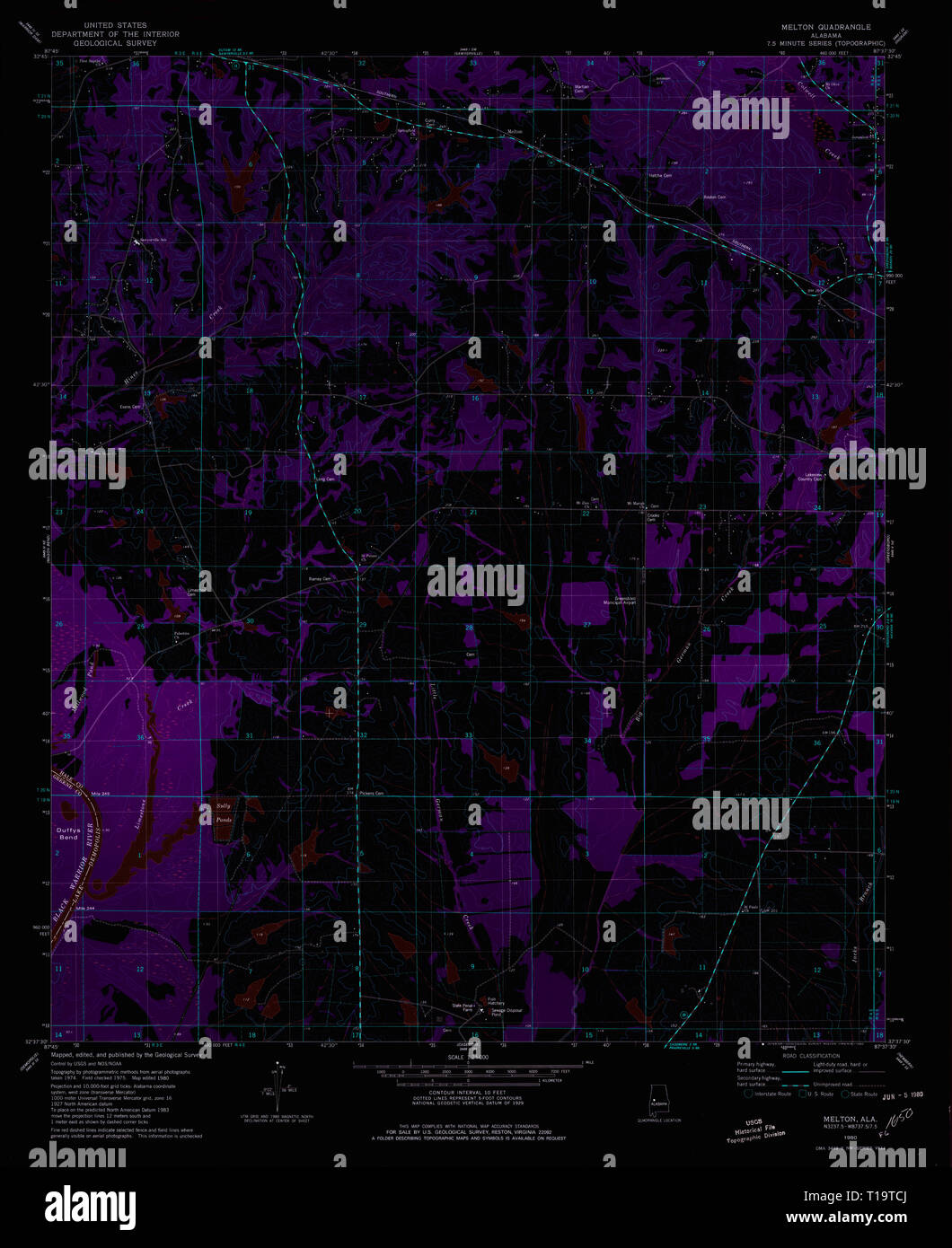 Map of melton hi-res stock photography and images - Alamy