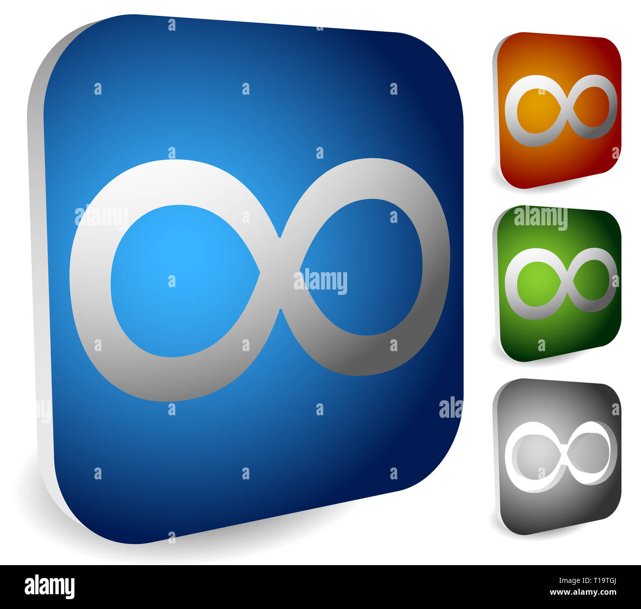 Infinity symbol. Eeverlasting, infinite or cycle, continuity themes ...