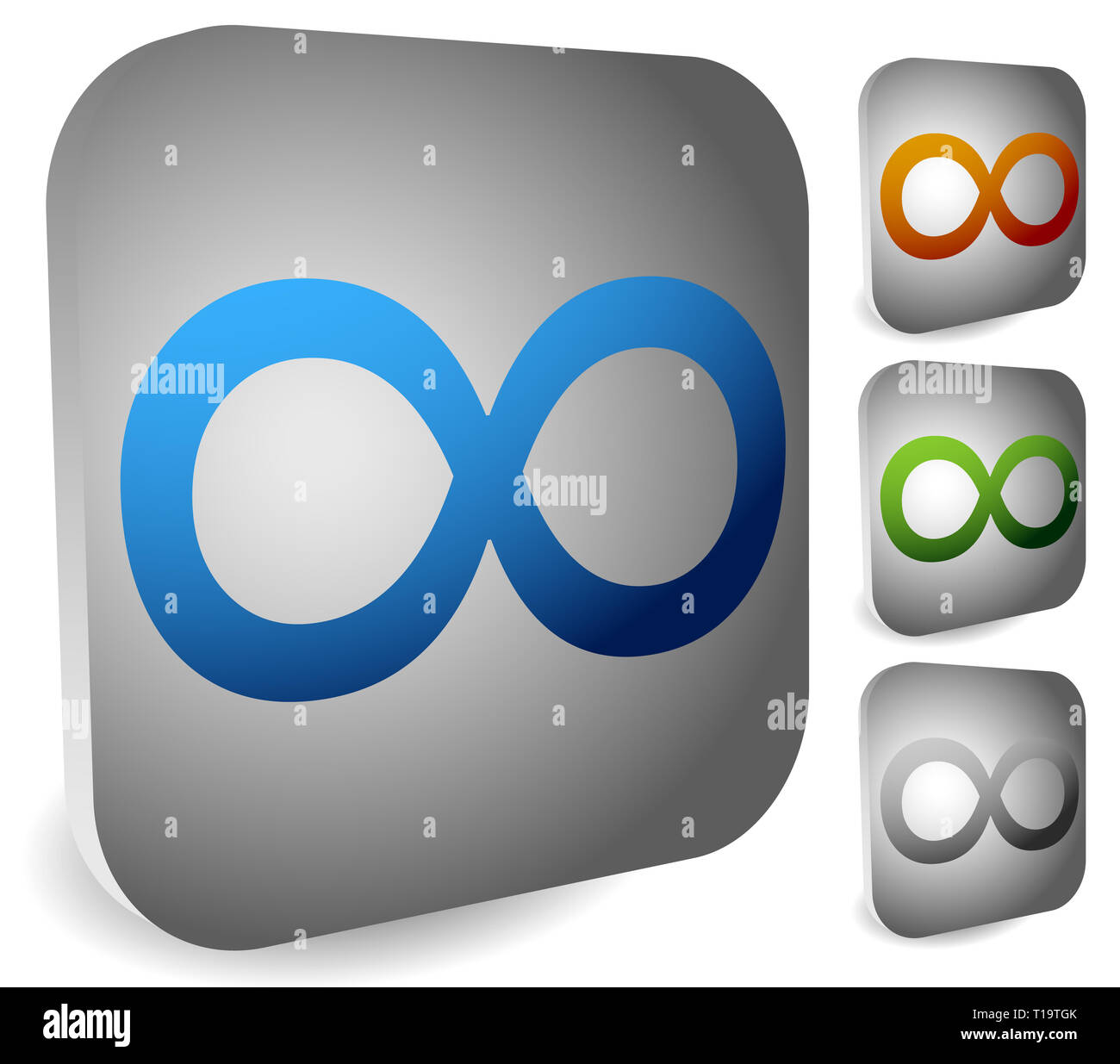 Infinity symbol. Eeverlasting, infinite or cycle, continuity themes ...