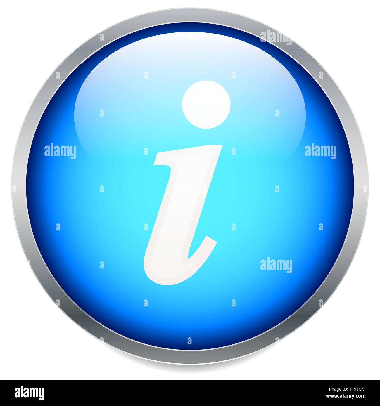 Information, info icon with letter i with italic font. vector Stock ...