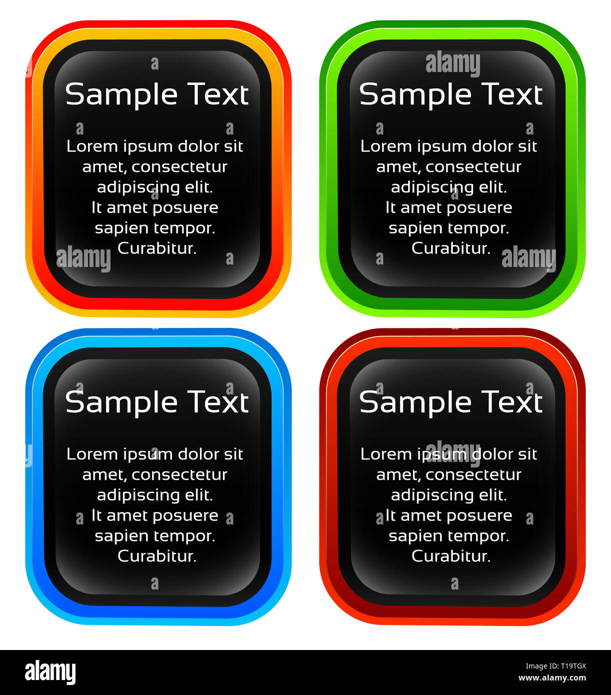 Label, tag design elements Stock Photo - Alamy