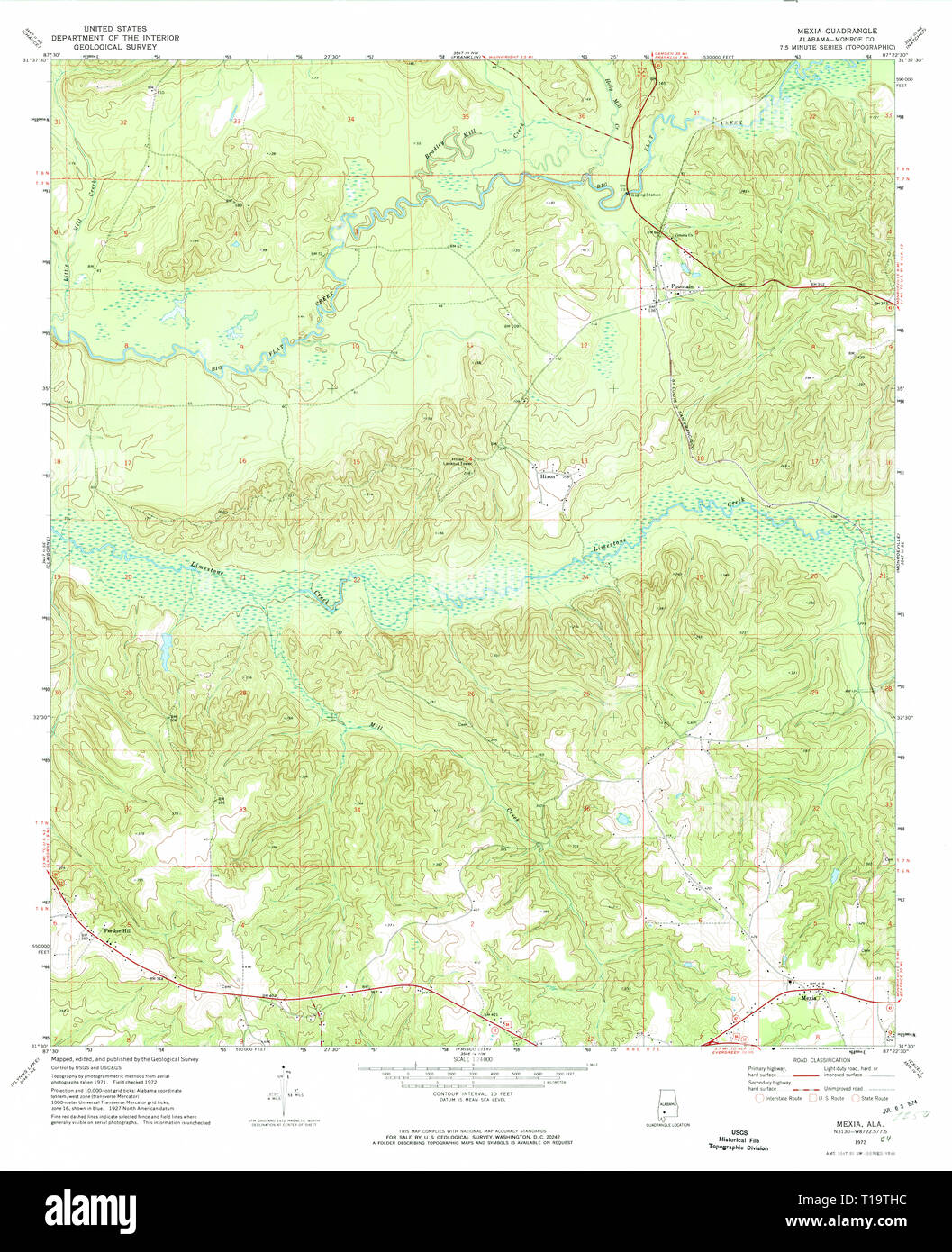 Map of mexia hi-res stock photography and images - Alamy