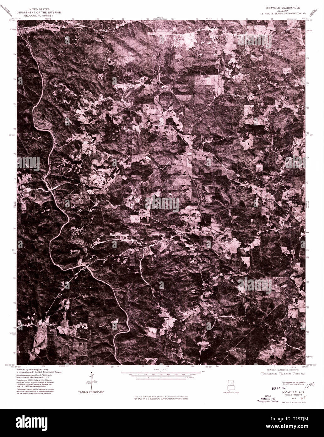 1975 united states map hi-res stock photography and images - Alamy