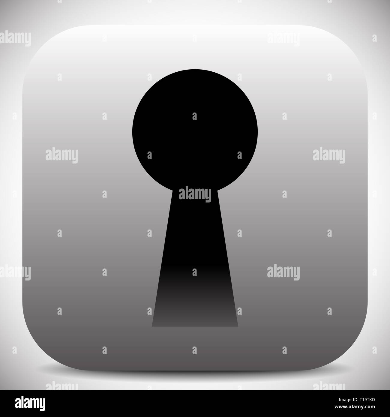 Keyhole graphics for secrecy, privacy concepts. editable vector Stock ...