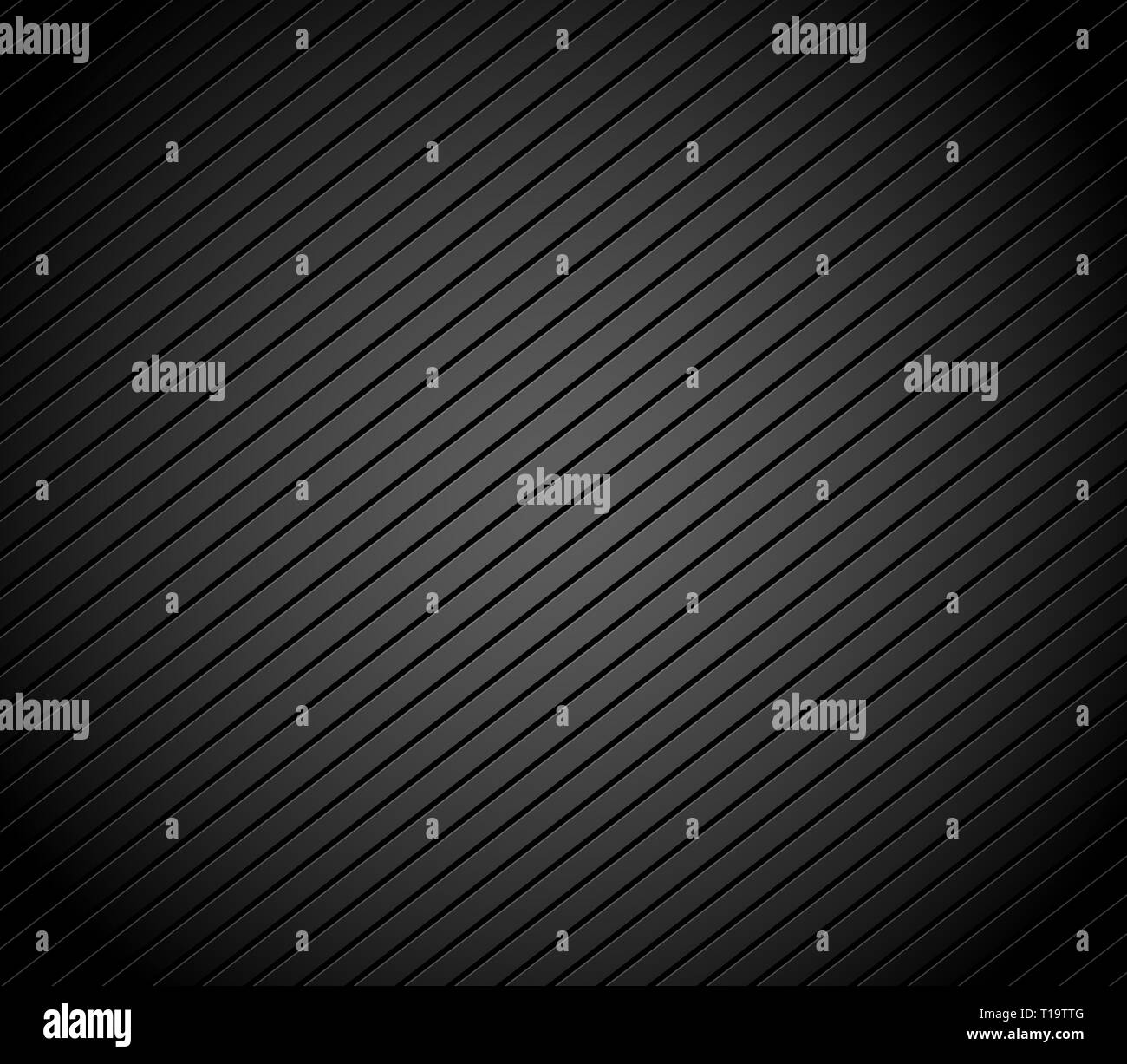 Carbon fiber background with parallel, slanting lines. Dark, black ...