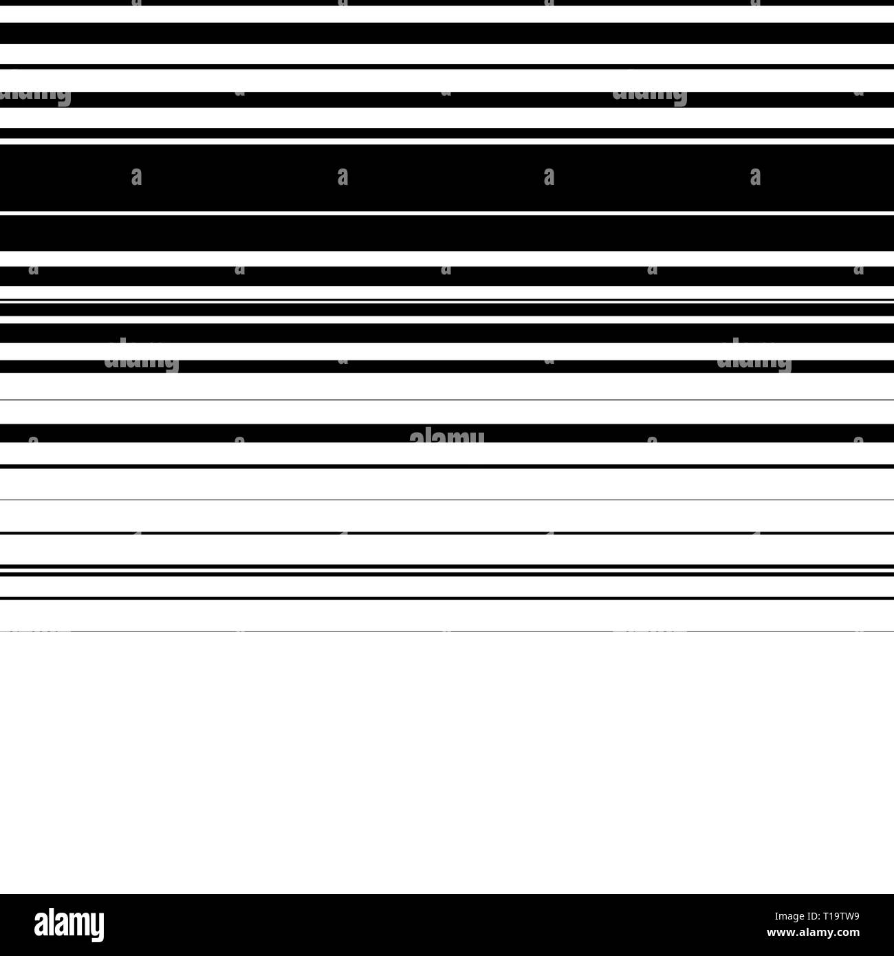 Straight lines with random thickness. (Horizontally repeatable Stock ...