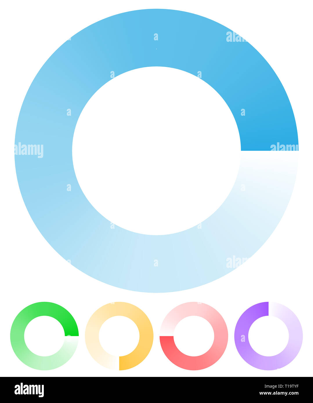 Round preloader, buffer shape, circular progress indicator Stock Photo ... Round preloader, buffer shape, circular progress indicator Stock Photo ...