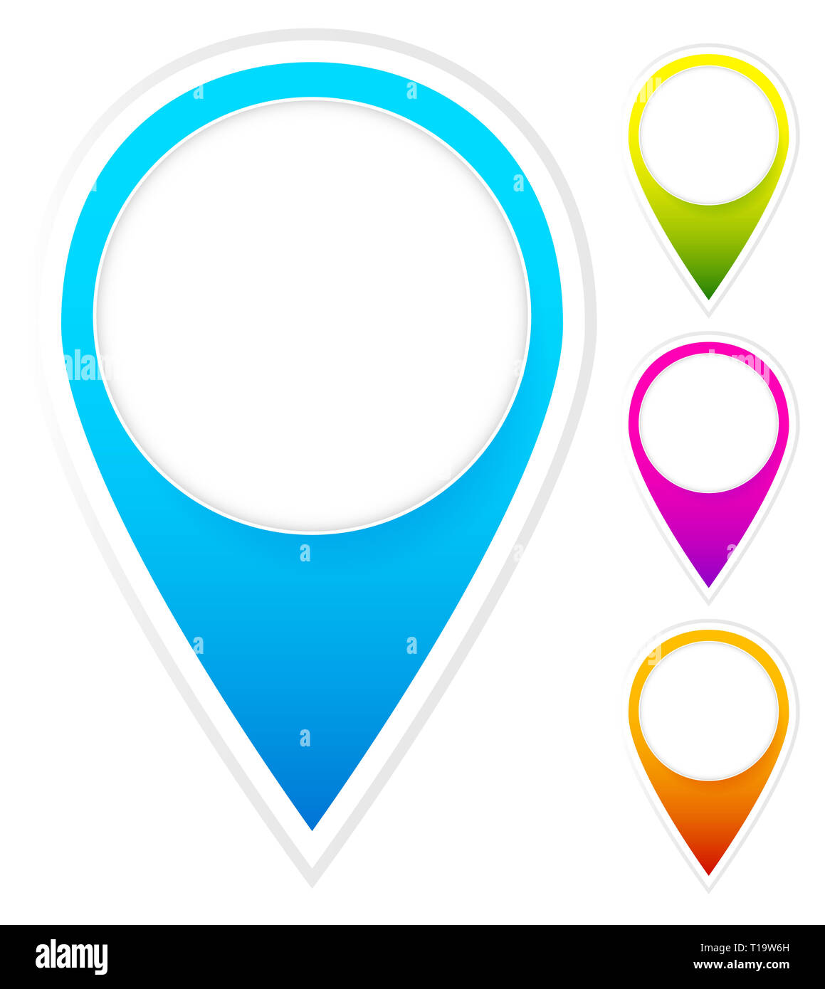 Colorful designator Cut Out Stock Images & Pictures - Alamy