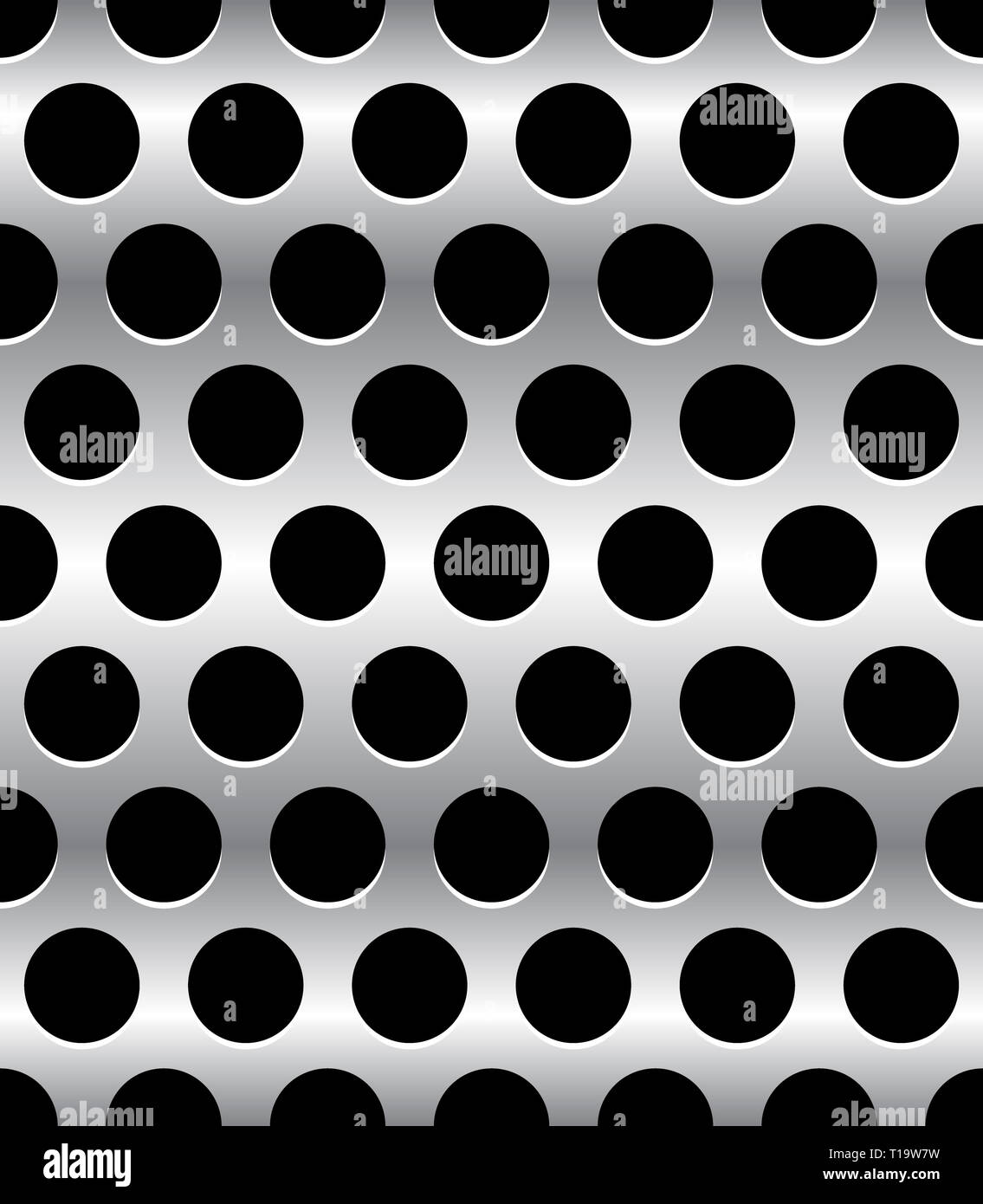 Seamless Vector Perforated Metal Seamless Vector Wallpaper Of