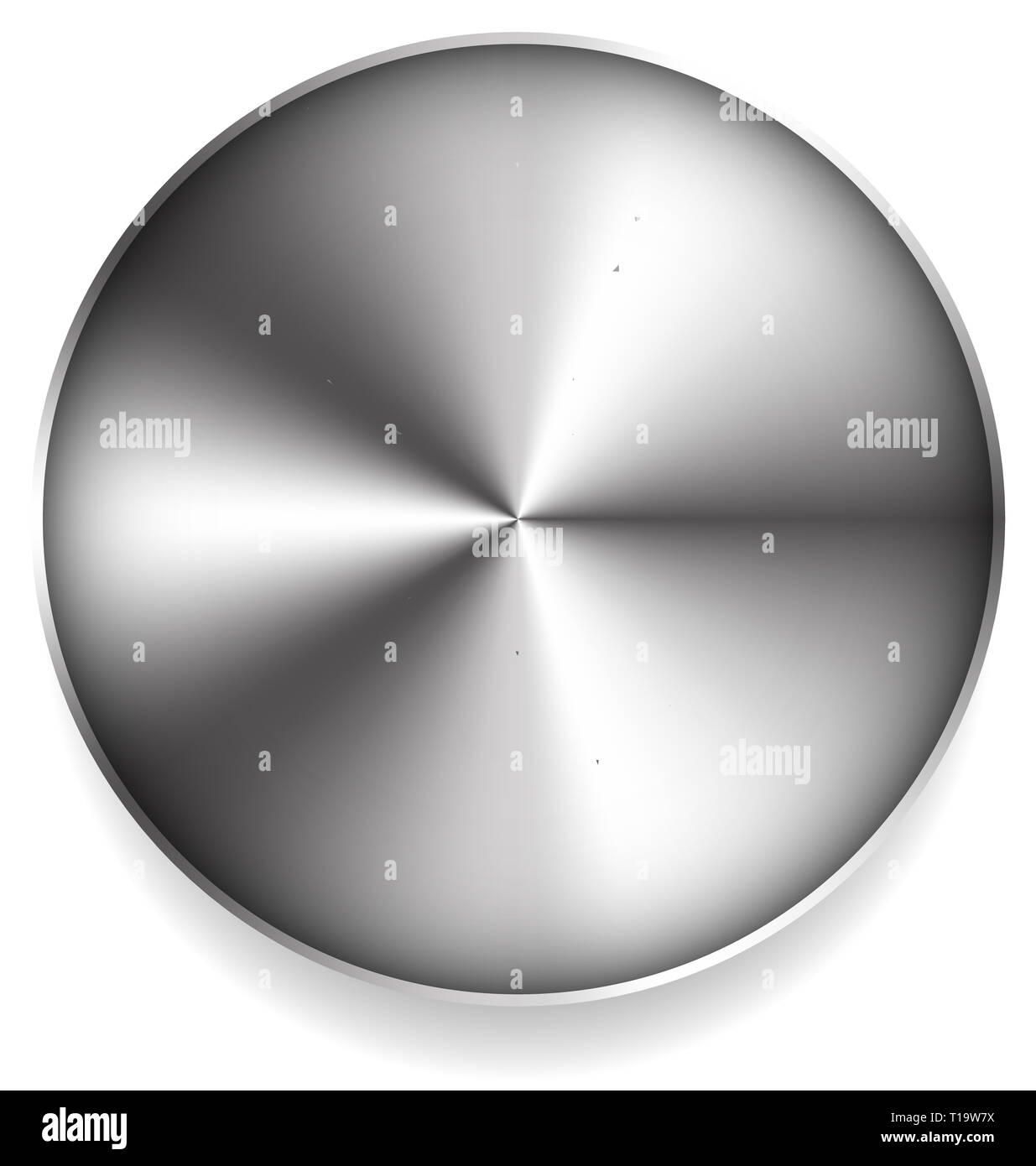 Eps 10 Vector Illustration of Abstract Metallic Circle Stock Photo - Alamy