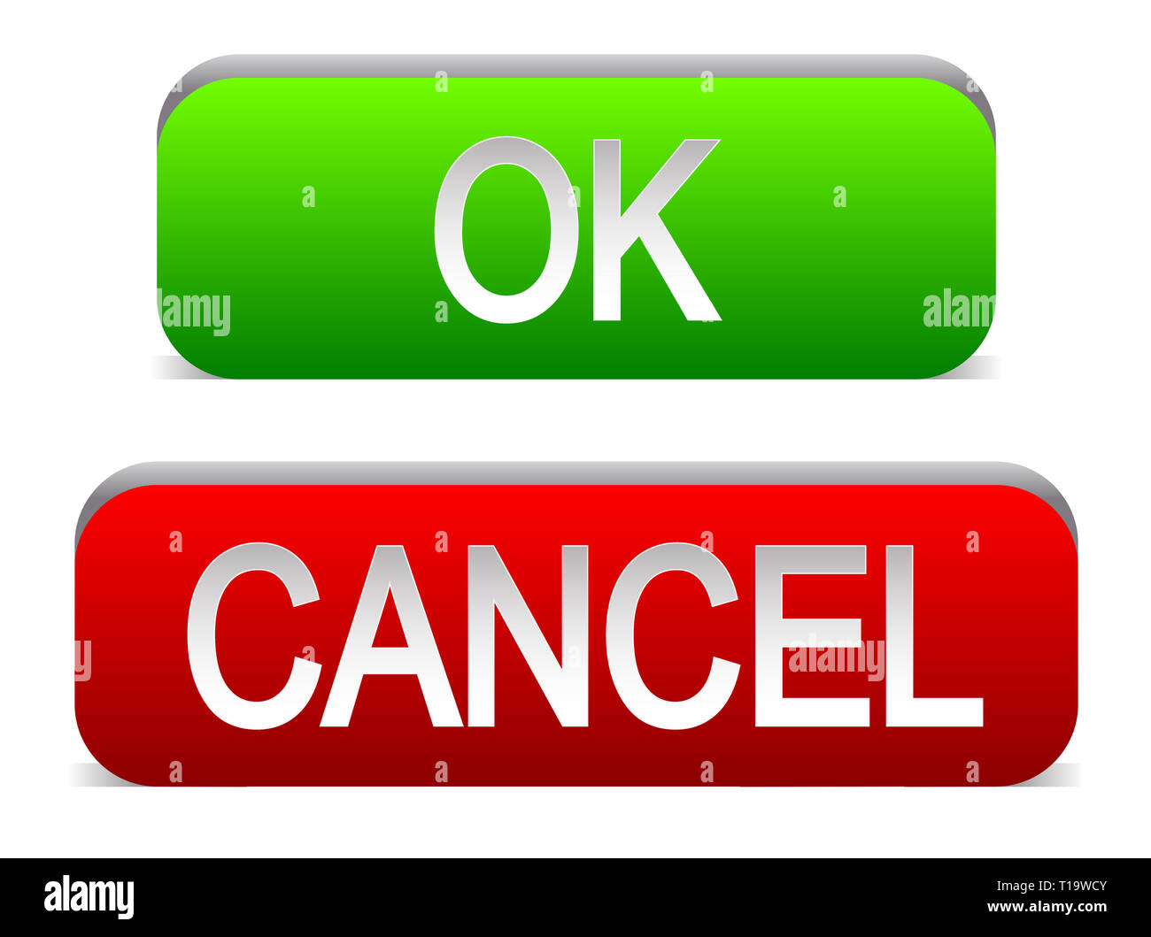 Big set web buttons web Cut Out Stock Images & Pictures - Alamy