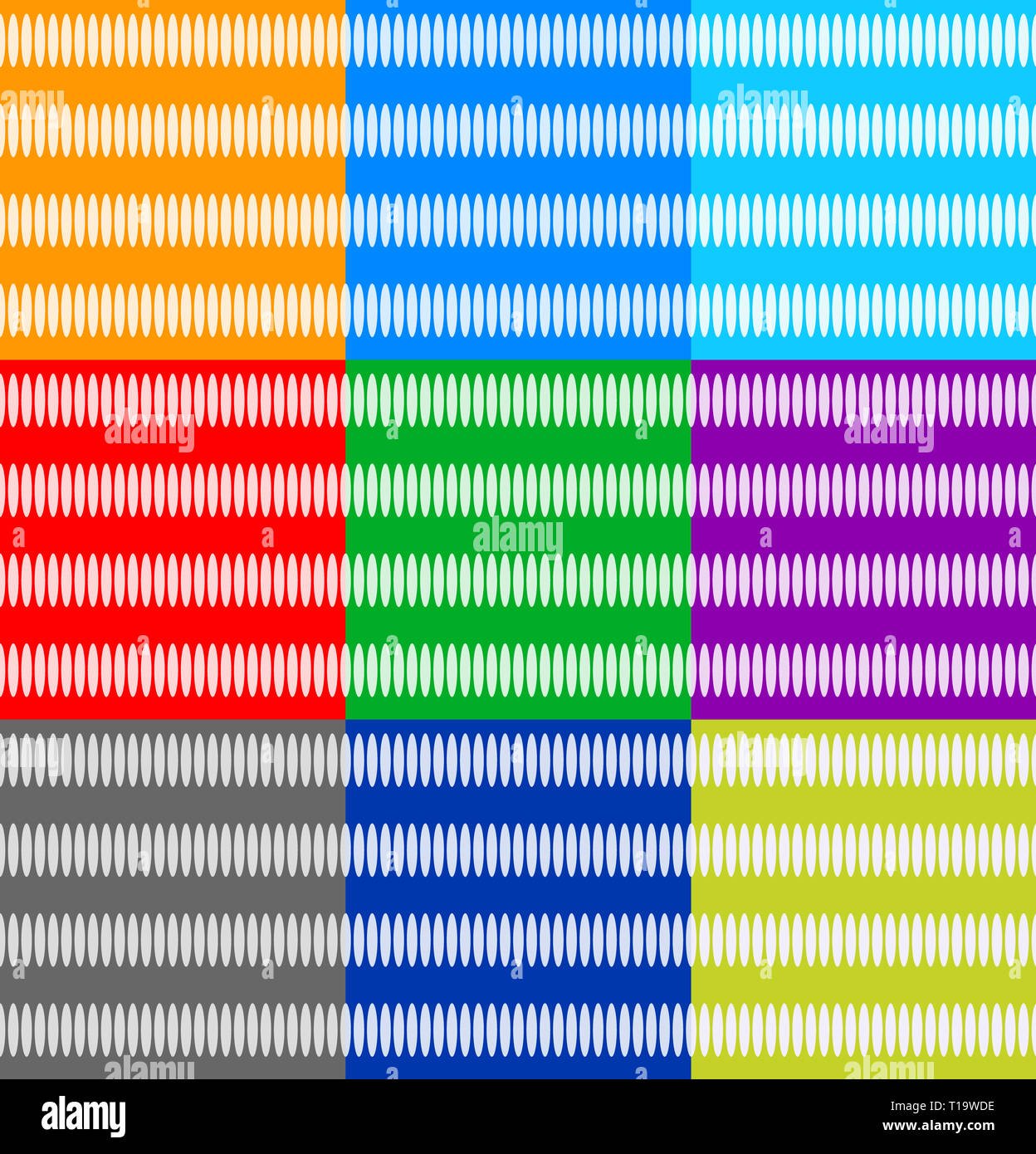 Vector patterns with oval shapes. seamlessly repeatable Stock Photo - Alamy