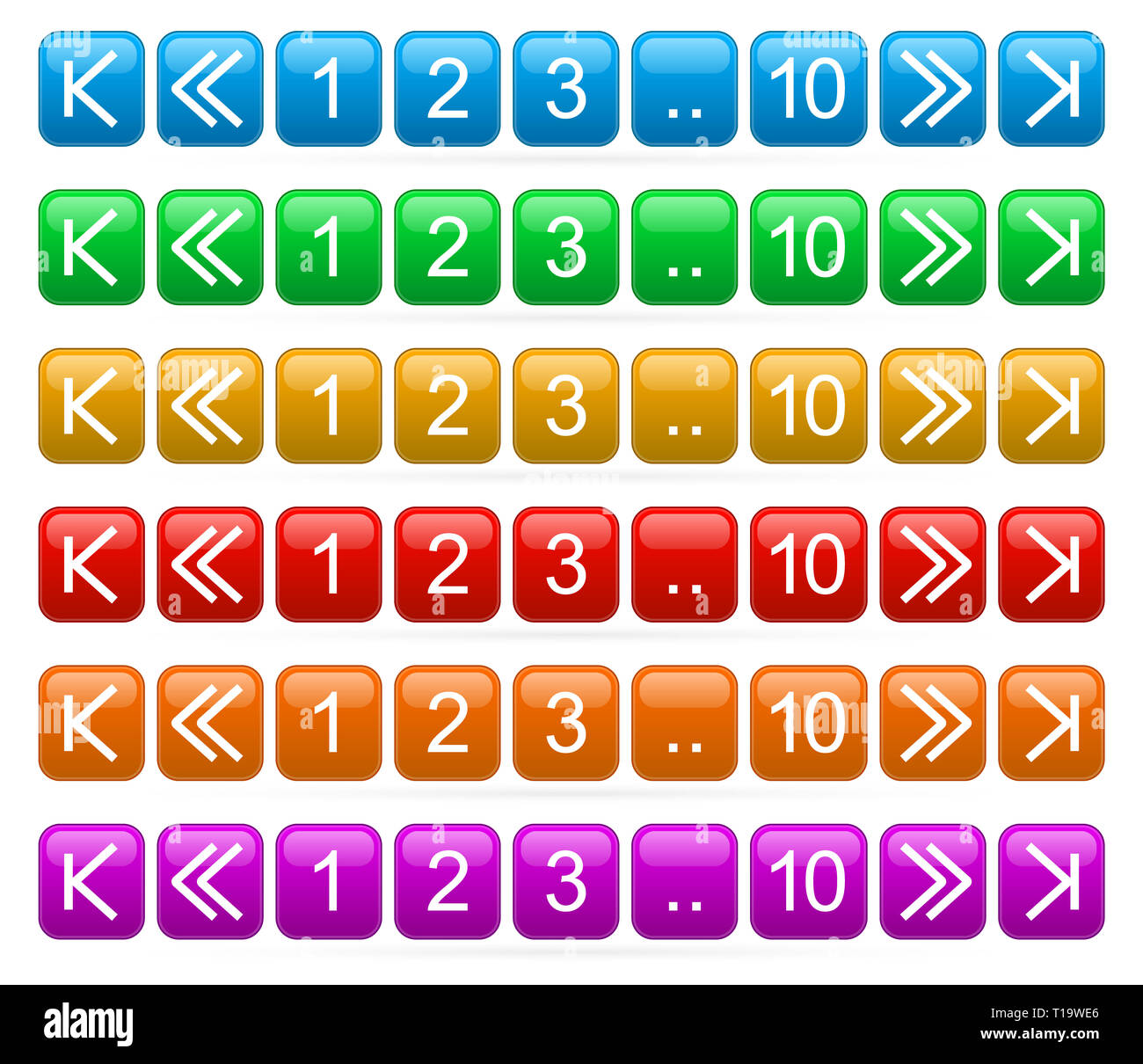 Pagination Cut Out Stock Images & Pictures - Alamy