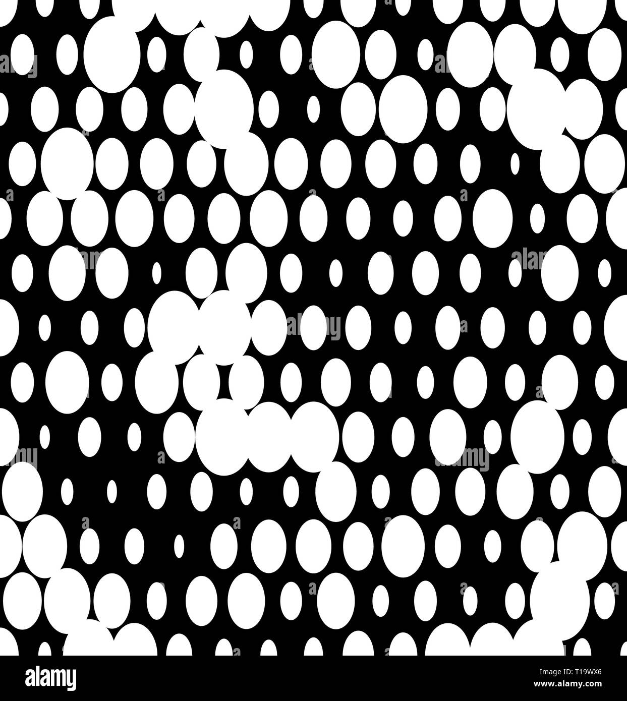 Random circle black and white pattern (texture Stock Photo - Alamy