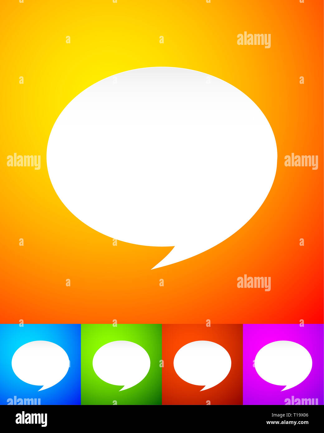 Speech bubbles graphics hi-res stock photography and images - Alamy