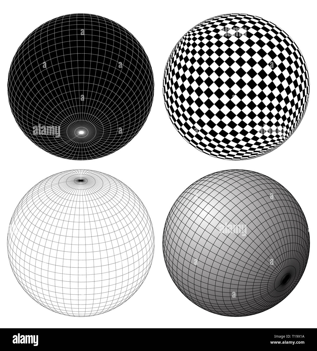 Network wire frame spheres hi-res stock photography and images - Alamy