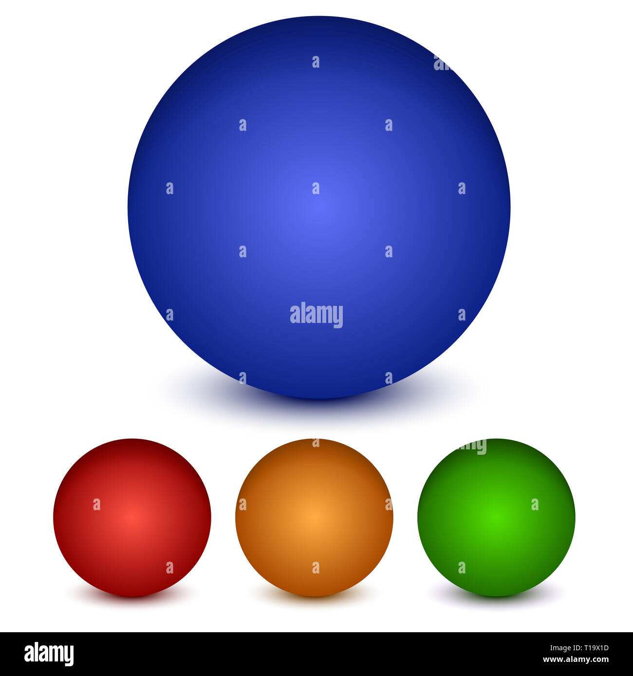 Shaded sphere elements, circles isolated on white Stock Photo - Alamy