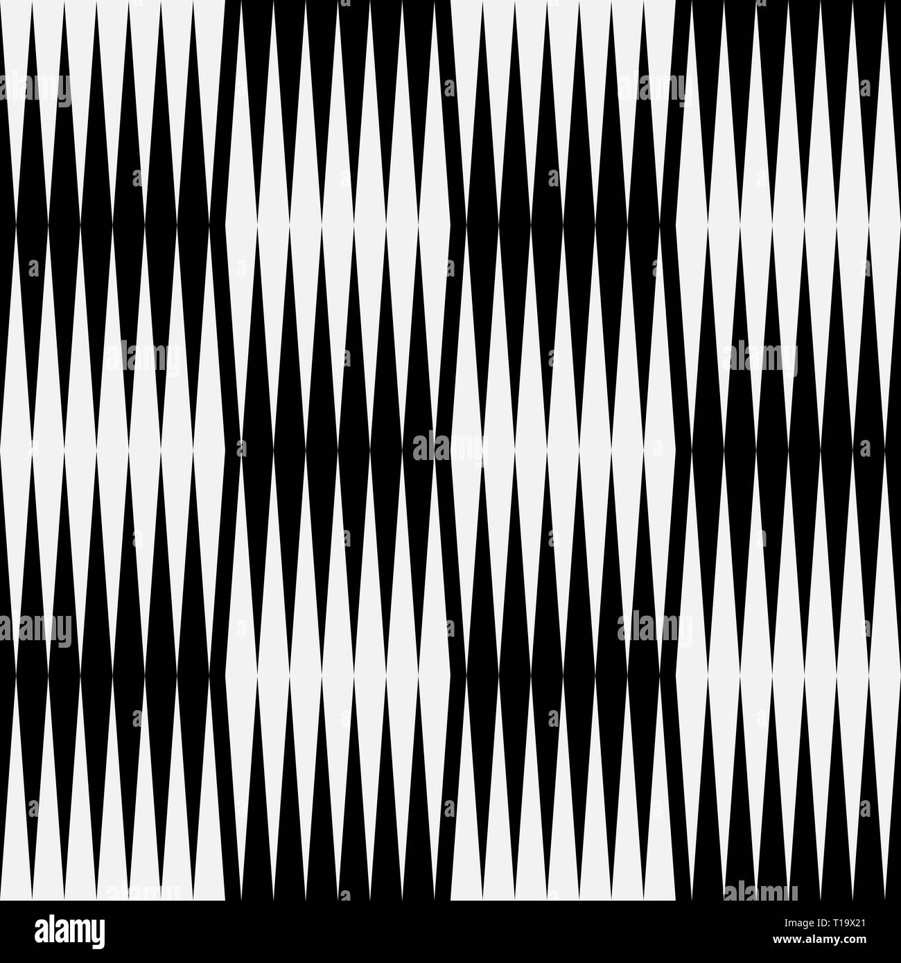 Black and white pattern with pointed, triangle shapes. (Repeatable ...