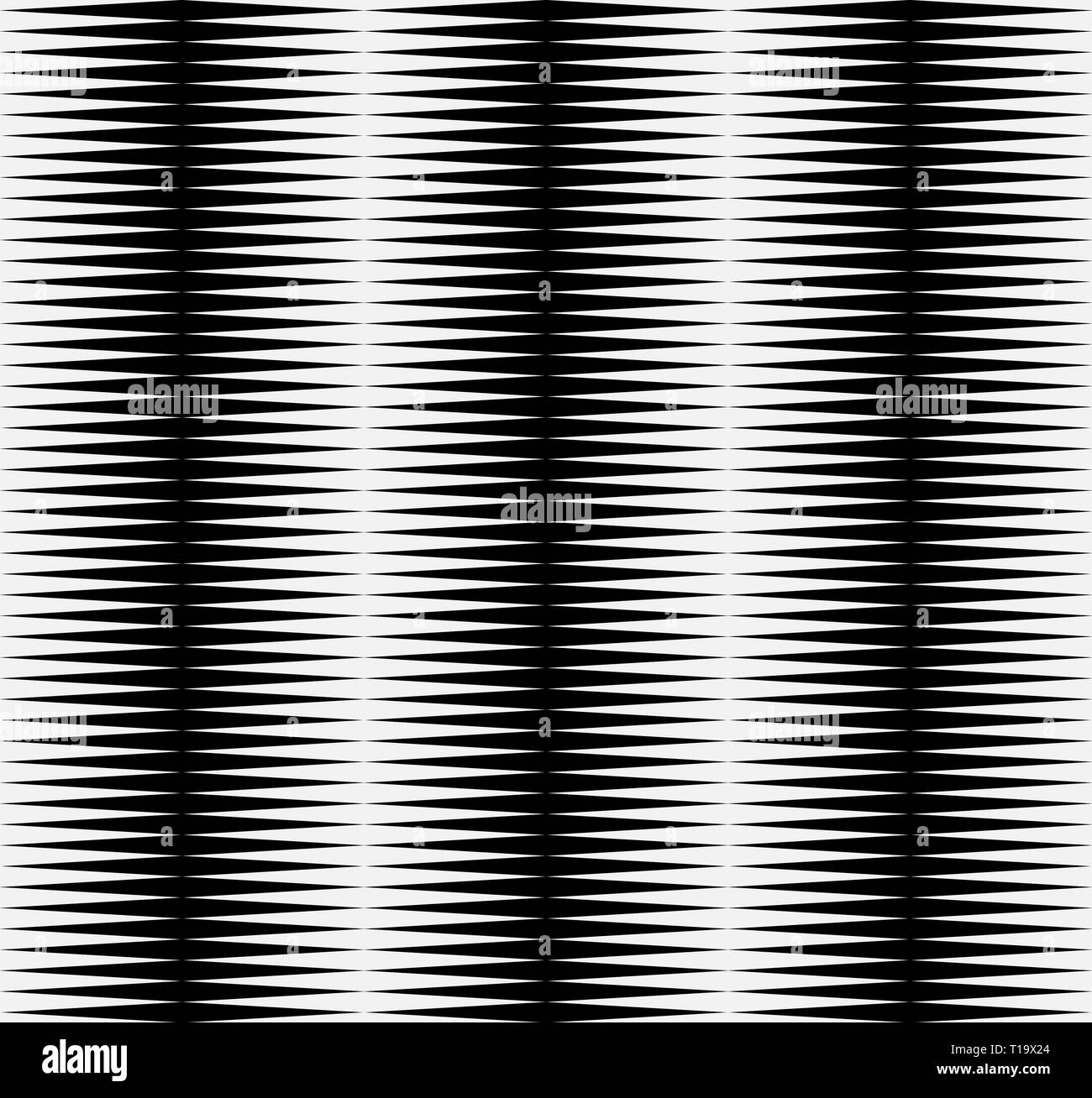 Black and white pattern with pointed, triangle shapes. (Repeatable ...