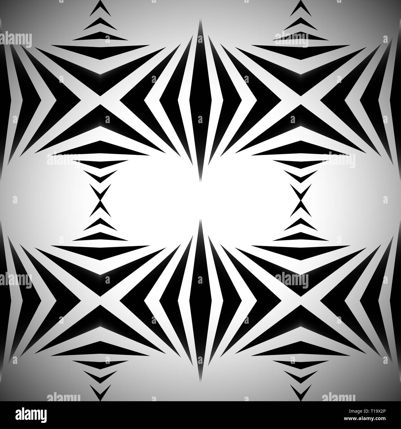 Abstract vector pattern, background in black and white Stock Photo - Alamy