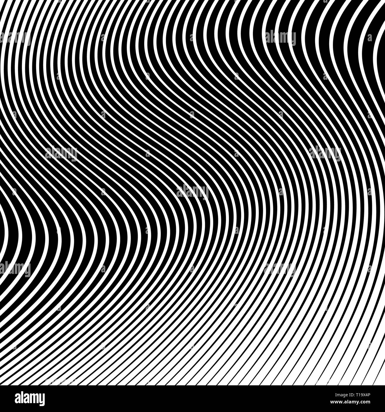 Abstract background with wavy lines. Wavy lnes vector Stock Photo - Alamy