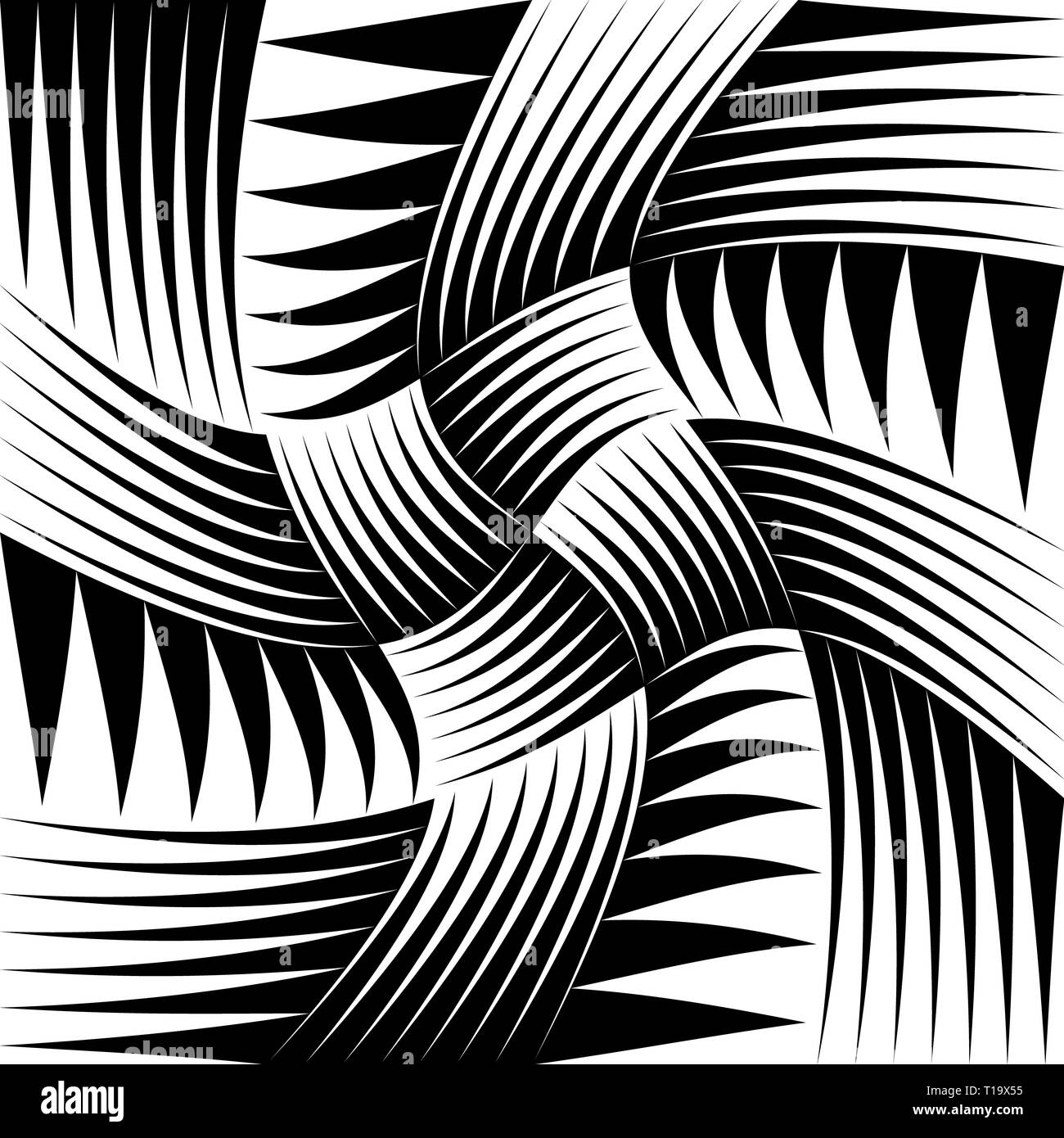 Pointed, edgy shapes pattern with swirling effect Stock Photo - Alamy