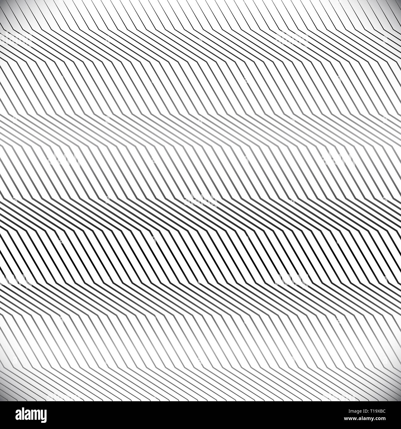 Wavy, angular lines Stock Photo - Alamy