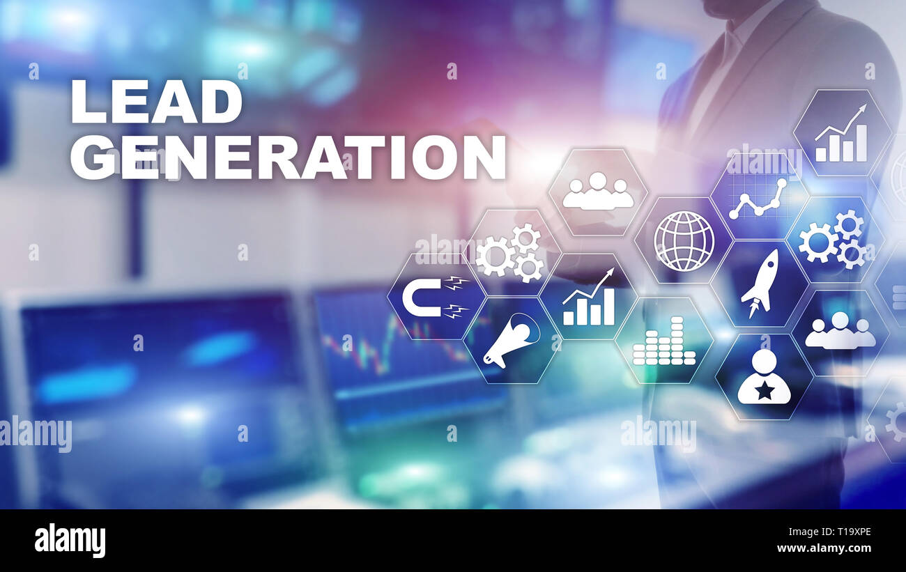 Lead Generation Analysis Business Research Interest Concept. Marketing ...