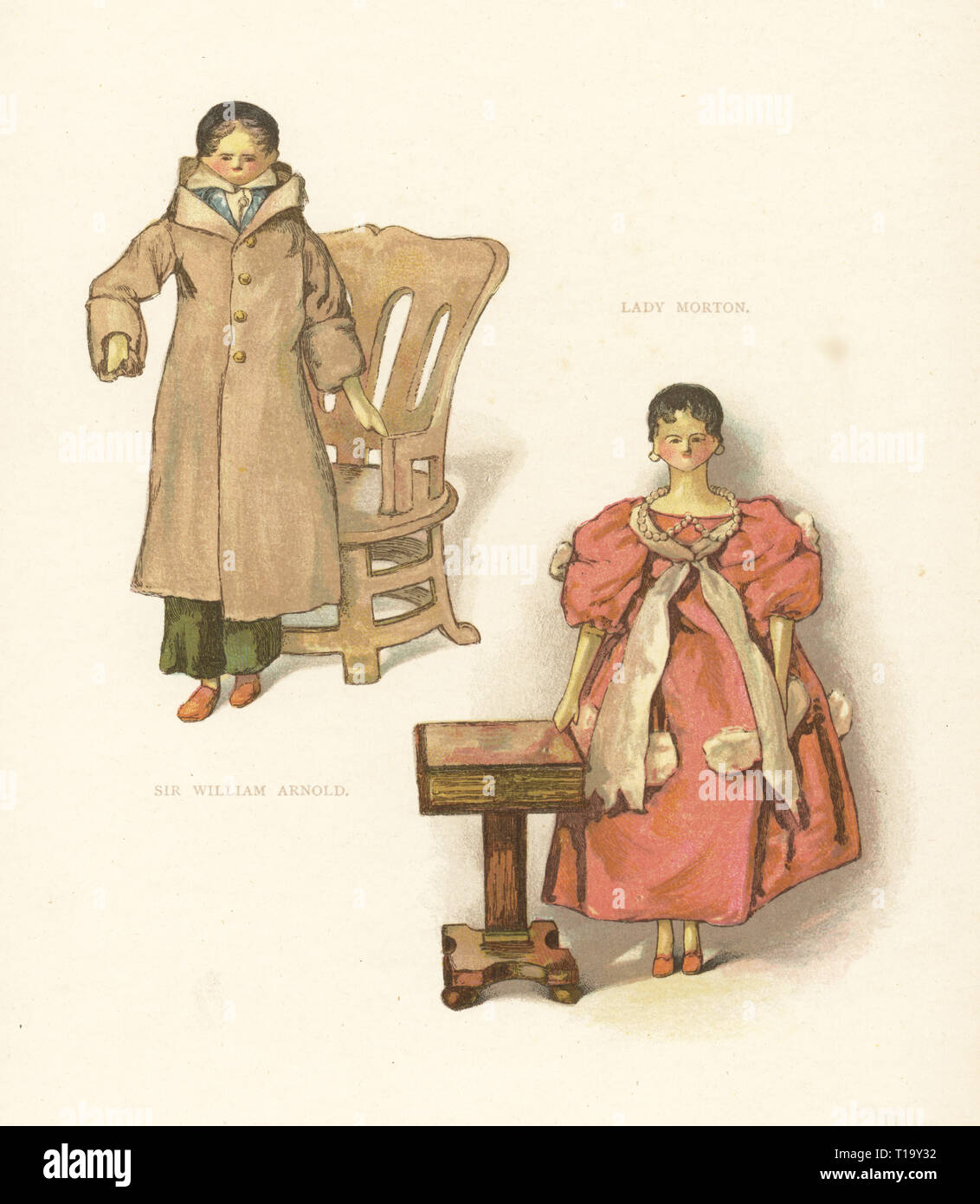 Victorian table and chair hi-res stock photography and images - Alamy