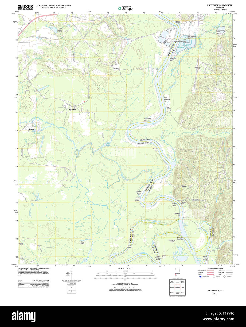 Map of prestwick hi-res stock photography and images - Alamy