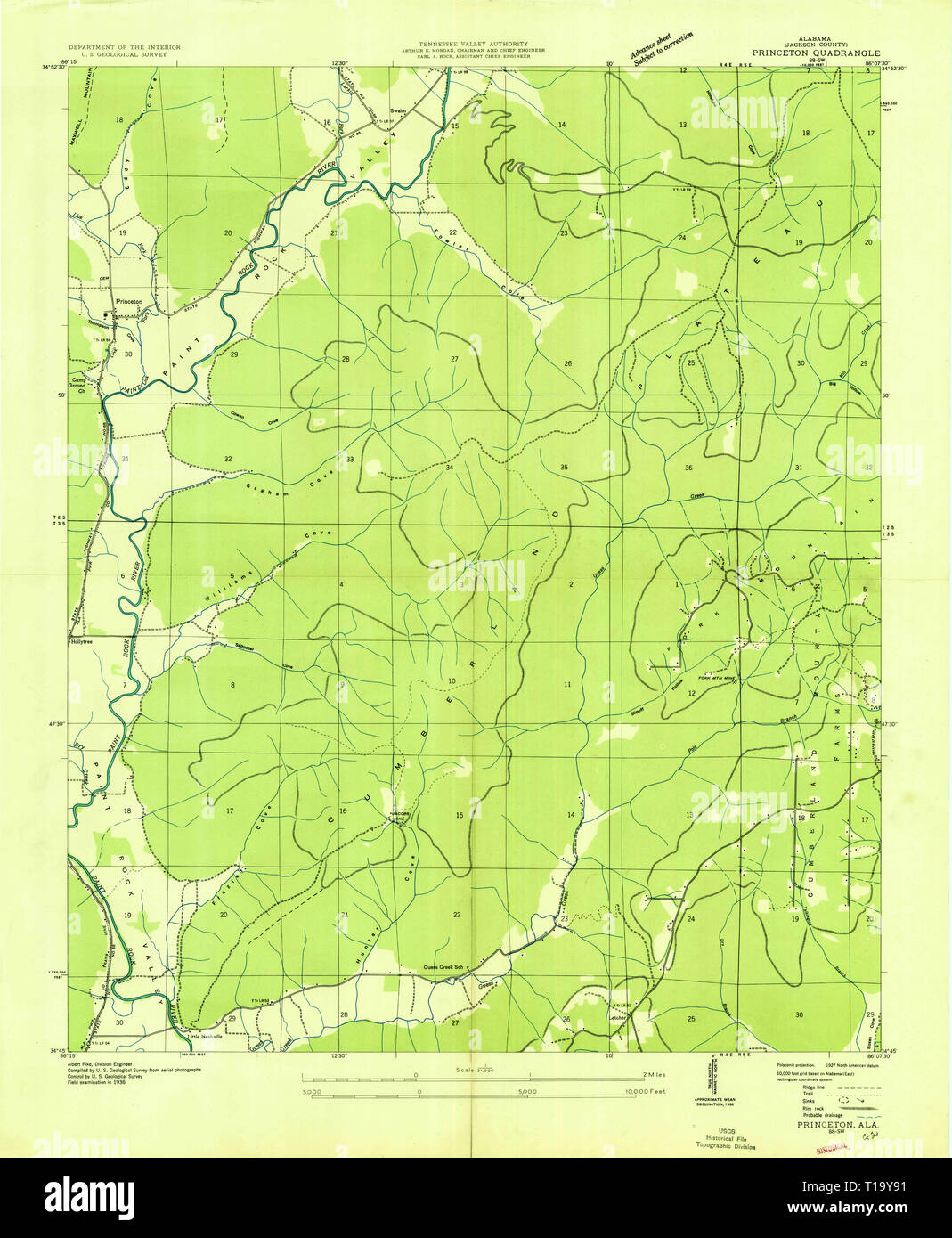 Map of princeton hi-res stock photography and images - Alamy