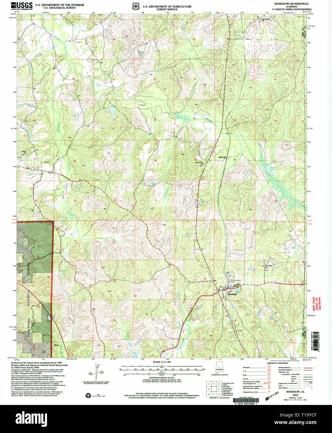 Randolph map hi-res stock photography and images - Alamy