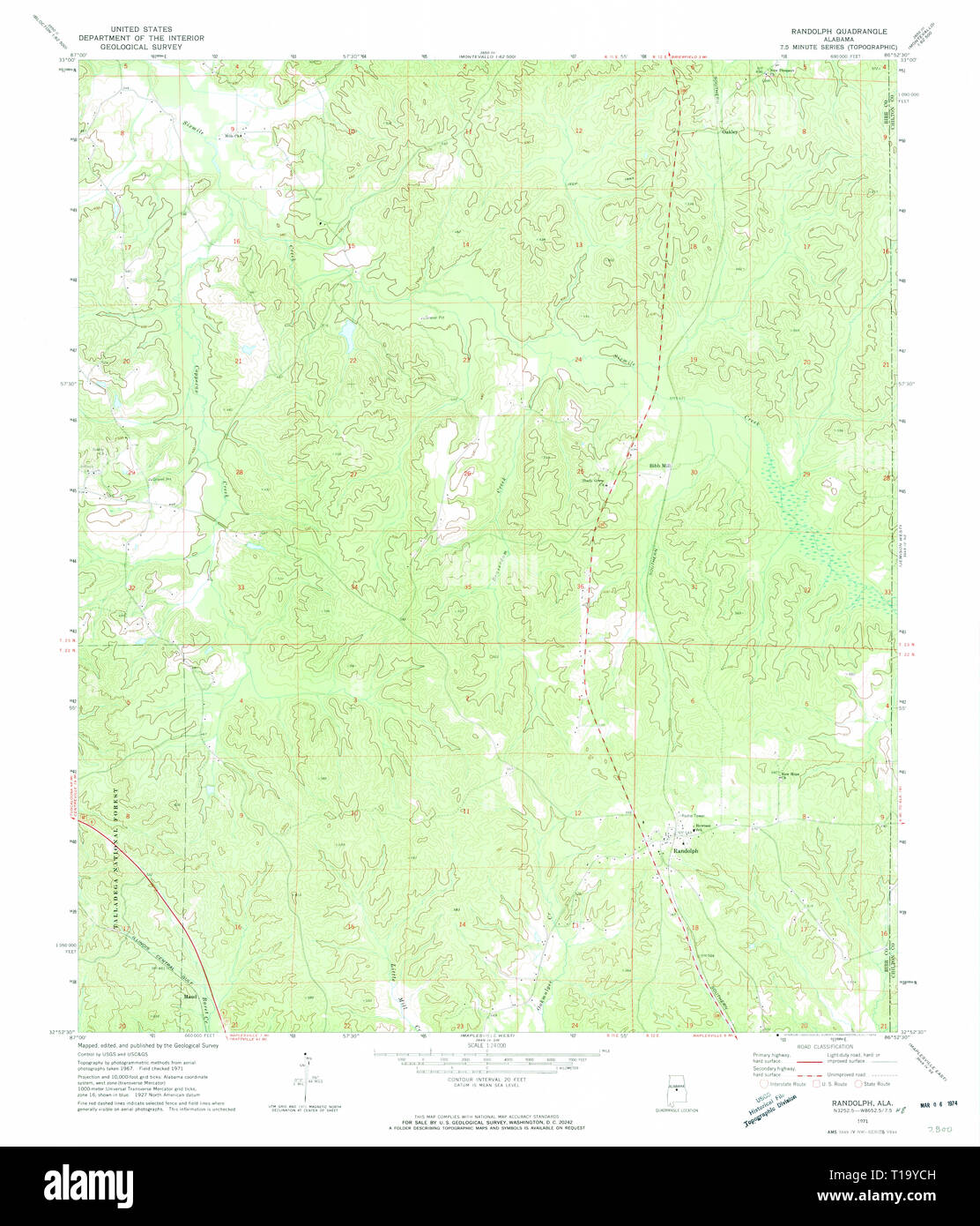 Map of randolph hi-res stock photography and images - Alamy