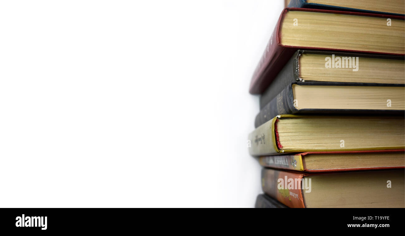 College education textbooks stacked hi-res stock photography and images ...