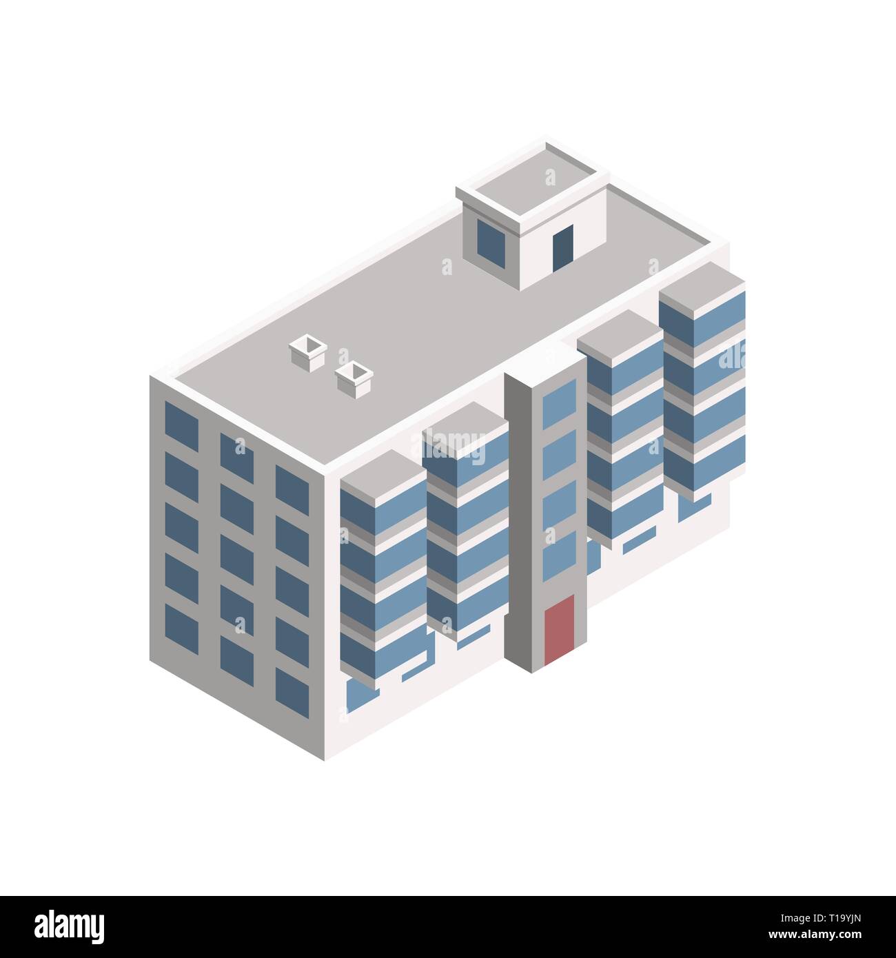 Vector Isometric City Building. Vector Isometric City Building Icon ...