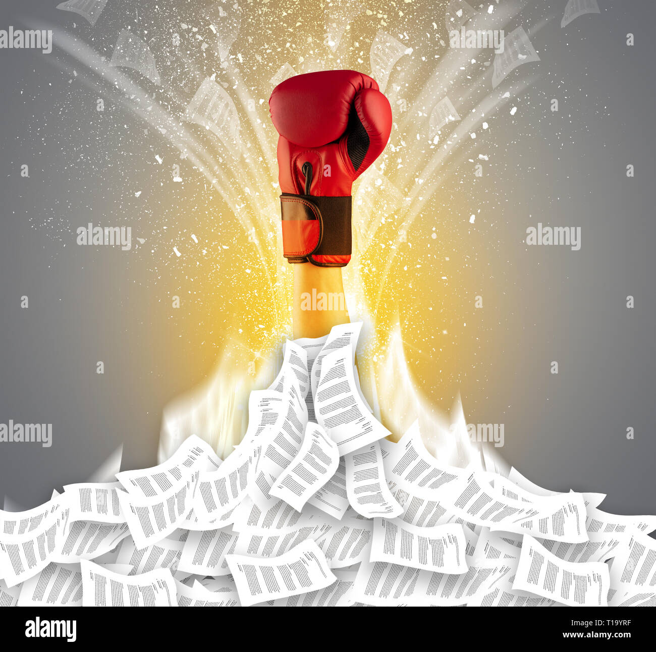 Buried paperwork hi-res stock photography and images - Alamy